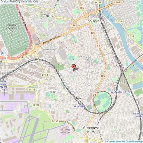 Plan Orly Carte Ville Orly