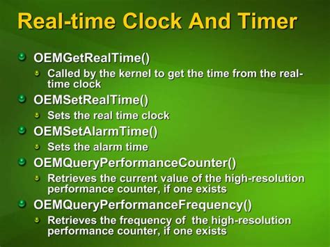 Developing A Windows CE OAL Ppt