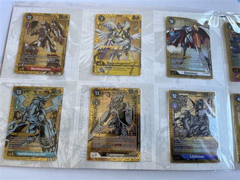 Mavin Digimon 2nd Anniversary Gold Stamp Set