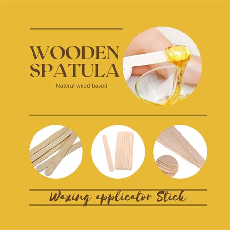 Reusable Waxing Wooden Spatula Stick Applicators Shopee Philippines