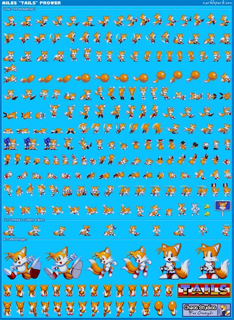 Sonic World Media Center Sprite Archive Tails