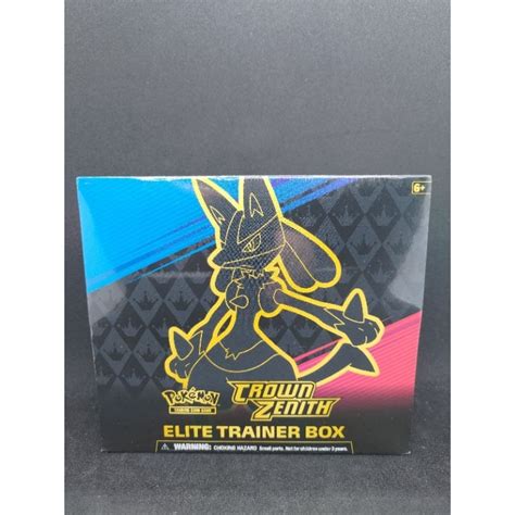 Pokemon Tcg Crown Zenith Elite Trainer Box Shopee Malaysia