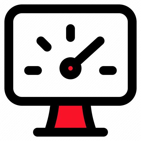 Gauge Monitor Dashboard Performance Website Icon Download On Iconfinder
