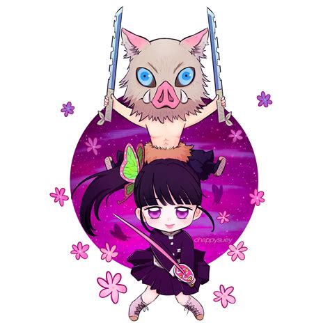 Chappy Art 🌸 Flor X Fera 🐗 Hashibira Inosuke E Tsuyuri Facebook