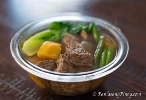 Nilagang Baka With Kalabasa Filipino Boiled Beef Soup Panlasang Pinoy