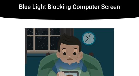 Blue Light Blocking Computer Screen IrisTech