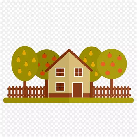 卡通房子和树png图片素材下载图片编号7569492 Png素材网