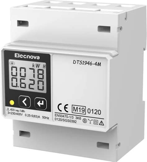 Mid Certificate Energy Meter For Ev Charger Smart Digital Watt Hour