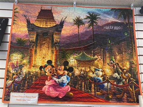 Thomas Kinkade Disney Panel Leabu Sewing Center