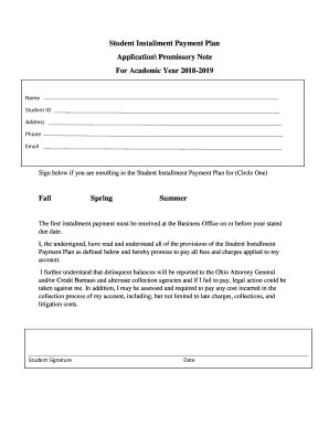Fillable Online NDSL PROMISSORY NOTE Section A IFAP US Department
