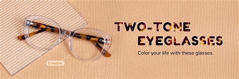 Stylish Two Tone Glasses Unique Designs And Colorful Frames Glassesshop