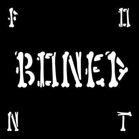 Boned Font — Kern Club