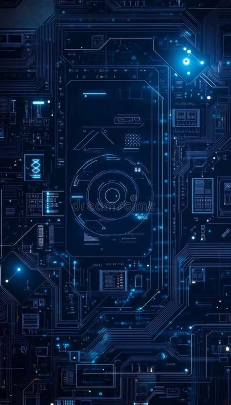 Digital Motherboard Abstract Circuit Diagrams For Electronics