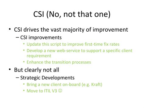 Implementing Itil V3 Ppt