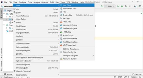 Hello World Application Using Intellij Ide Testingdocs