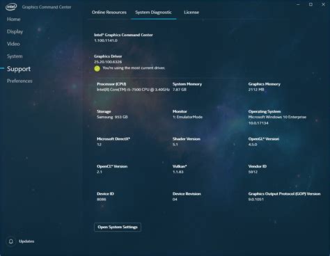 Graphics Command Center Sworldgai