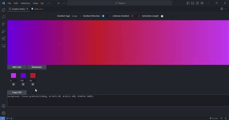 Github P0u4avs Gradient Maker Create And Animate Beautiful Css