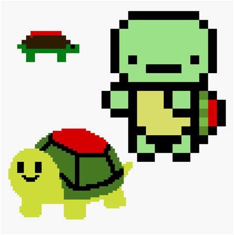 Cute Turtle Pixel Art Grid Pixel Art Grid Gallery