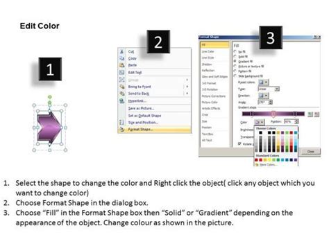 Horizontal Representation Arrows 10 Steps Documentation Flow Chart PowerPoint Templates