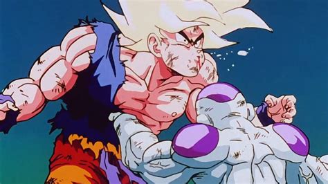 Frieza Reaches 100 Of His Power Vs Ssj Goku Original Funimation Dub