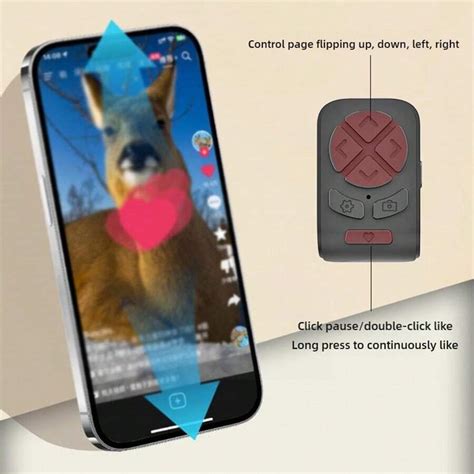 For Remote Control Ring Wireless Page Turner Bluetooth Remote Control