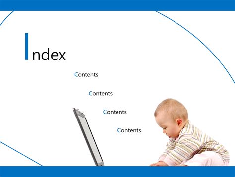 Ppt 템플릿 아기 깔끔한 이미지 링커리어 커뮤니티