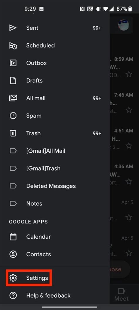How To Disable The Google Meet And Google Chat Tabs In Gmail For Android Android Central