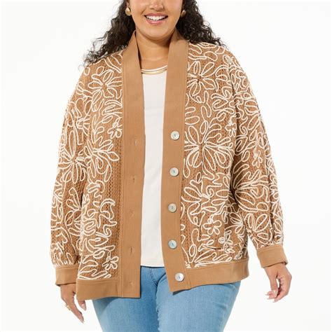 Wynnelayers Embellished Cardigan 22998398 Hsn