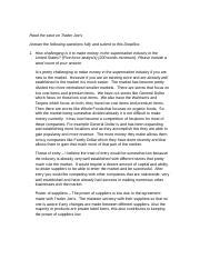 Trader Joe S Dropbox Questions Docx Read The Case On Trader Joe S Answer The Following