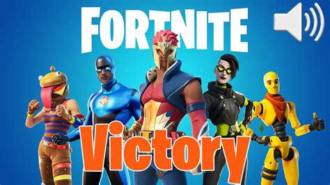 Fortnite Victory Royale Sound Effect Hd Youtube