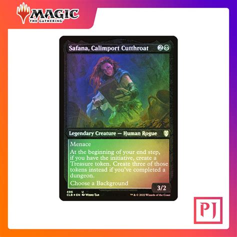 Mtg Safana Calimport Cutthroat Foil Etched Clb Black Uncom