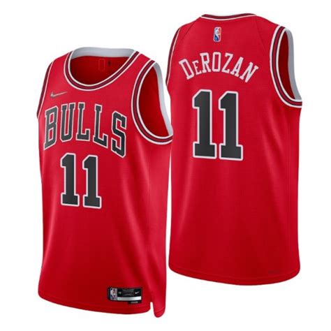 Chicago Bulls Demar Derozan 11 75ème Anniversaire Diamond Rouge