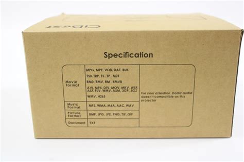 Cibest Portable Home Video Projector Property Room