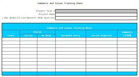 It Issues Log Template Report Template Templates Estimate Template