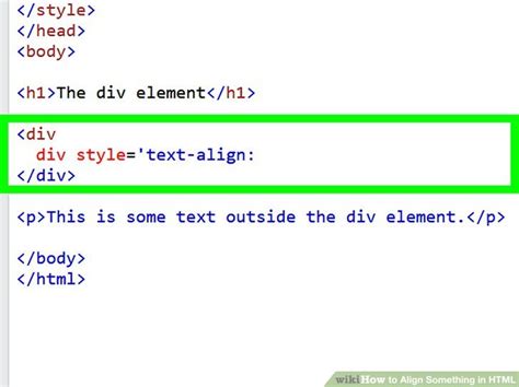 How To Align Something In HTML Steps With Pictures WikiHow