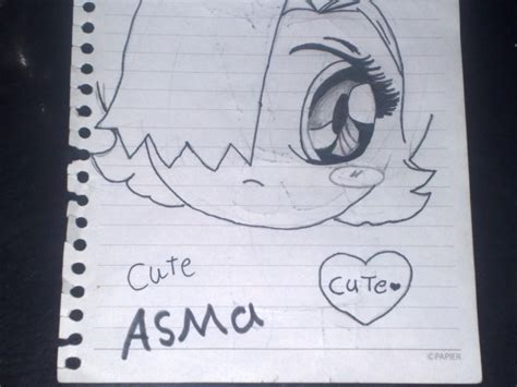 رسم بالقلم الرصاص لشخصية كرتونية