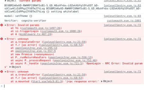 React Cognito Google Invalid Params Web Auth Discussion Github