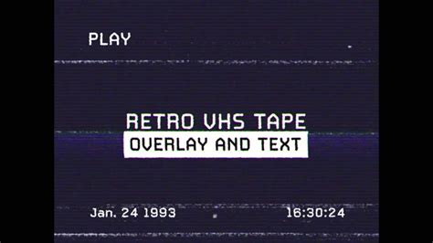 Vhs Effect Templates Royalty Free Storyblocks
