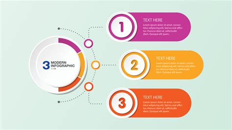 Infographic With 3 Steps Process Or Options 47304311 Vector Art At