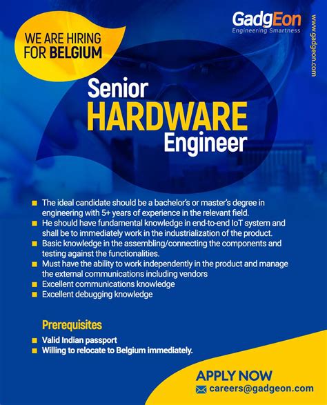 Apin Lal On Linkedin Gadgeon Iot Belgium Belgiumjobs Longterm