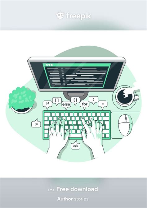 Free Vector Code Typing Concept Illustration Web Development Website Development Web