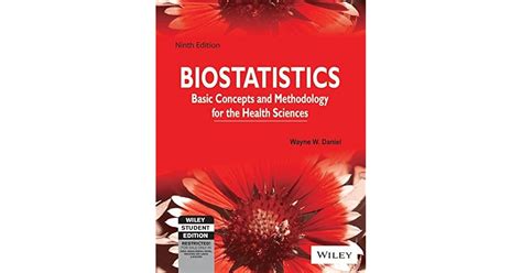 Biostatistics Basic Concepts And Methodology For The Health Sciences 9th Ed Isv By Wayne W