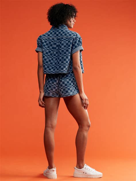 New Impossible Printed Denim Shorts For Women Roxy