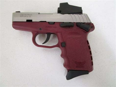 Sccy Cpx 1 9mm Pistol W A Crimson Trace Cts 1500 Dot Sight Oberman