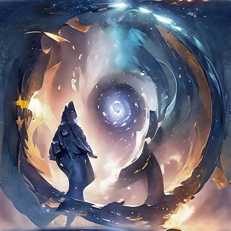 Premium Ai Image The Art Of Fusion Merging Parallel Universes