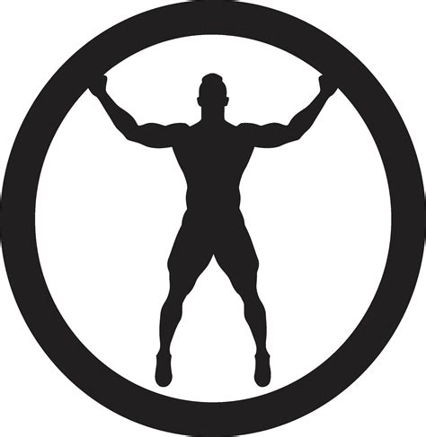 atlético vectores culturismo y ejercicio icono diseños definido músculos vector íconos para