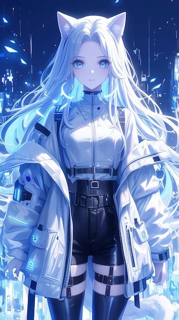 Premium Photo Anime Girl Character Illustration