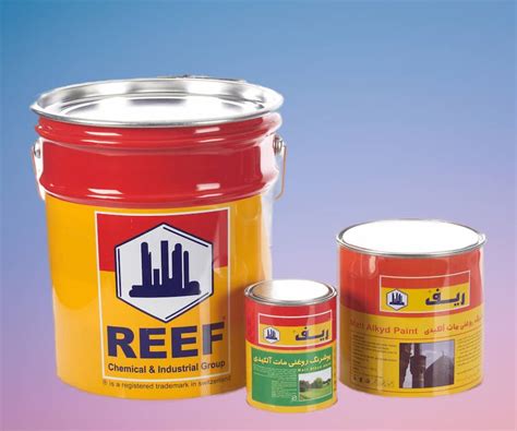 رنگ ساختمانی ریف؛ روغنی پلاستیکی اکریلیک وزن 1 2 4 کیلوگرم آراد برندینگ