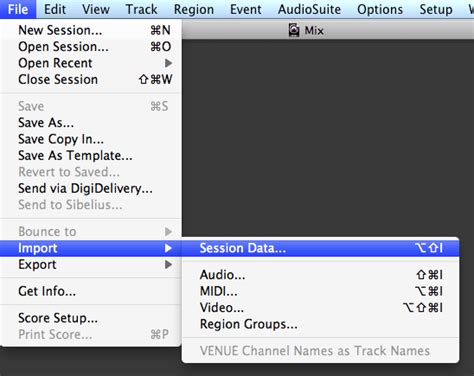 Session Templates The Basics Pro Tools Production