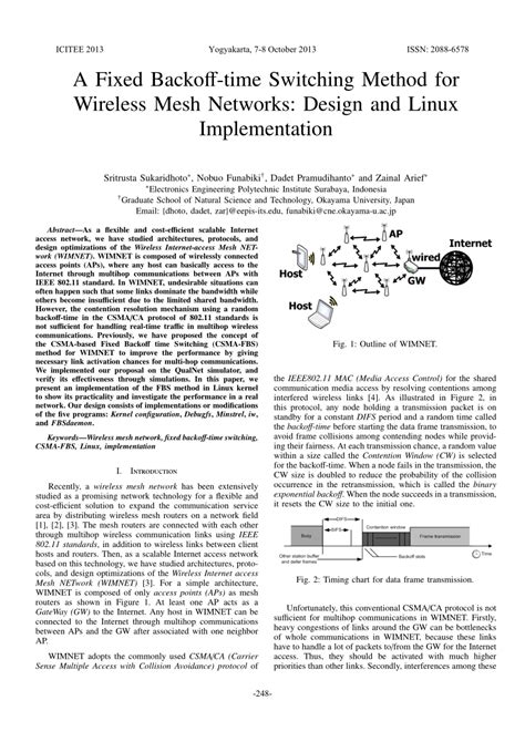 Pdf A Fixed Backoff Time Switching Method For Wireless Mesh Networks